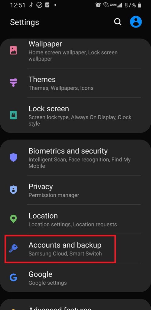 How to configure Activesync with an Android device Exchange 2016