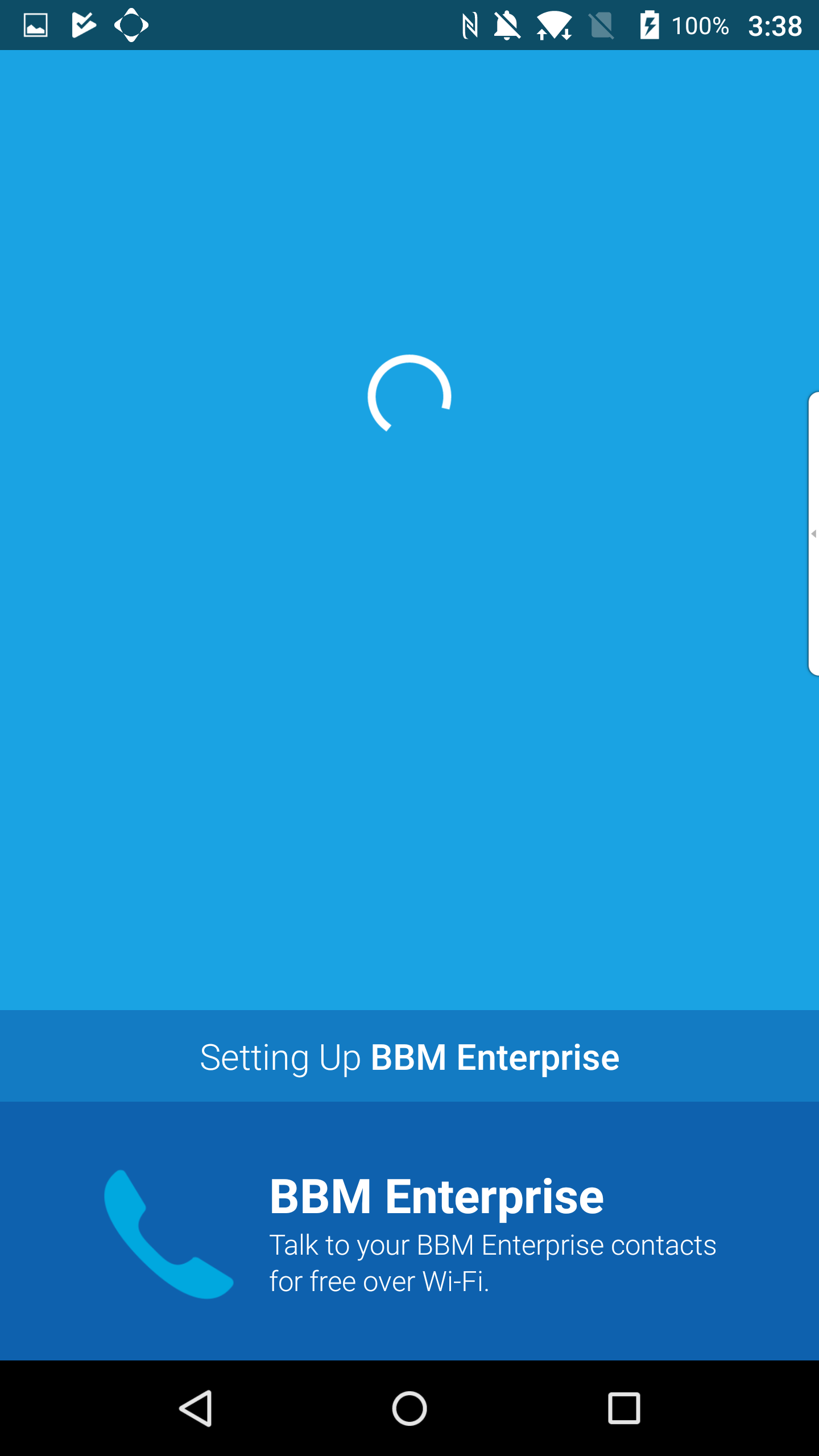 How to configure BBM Enterprise (Android)