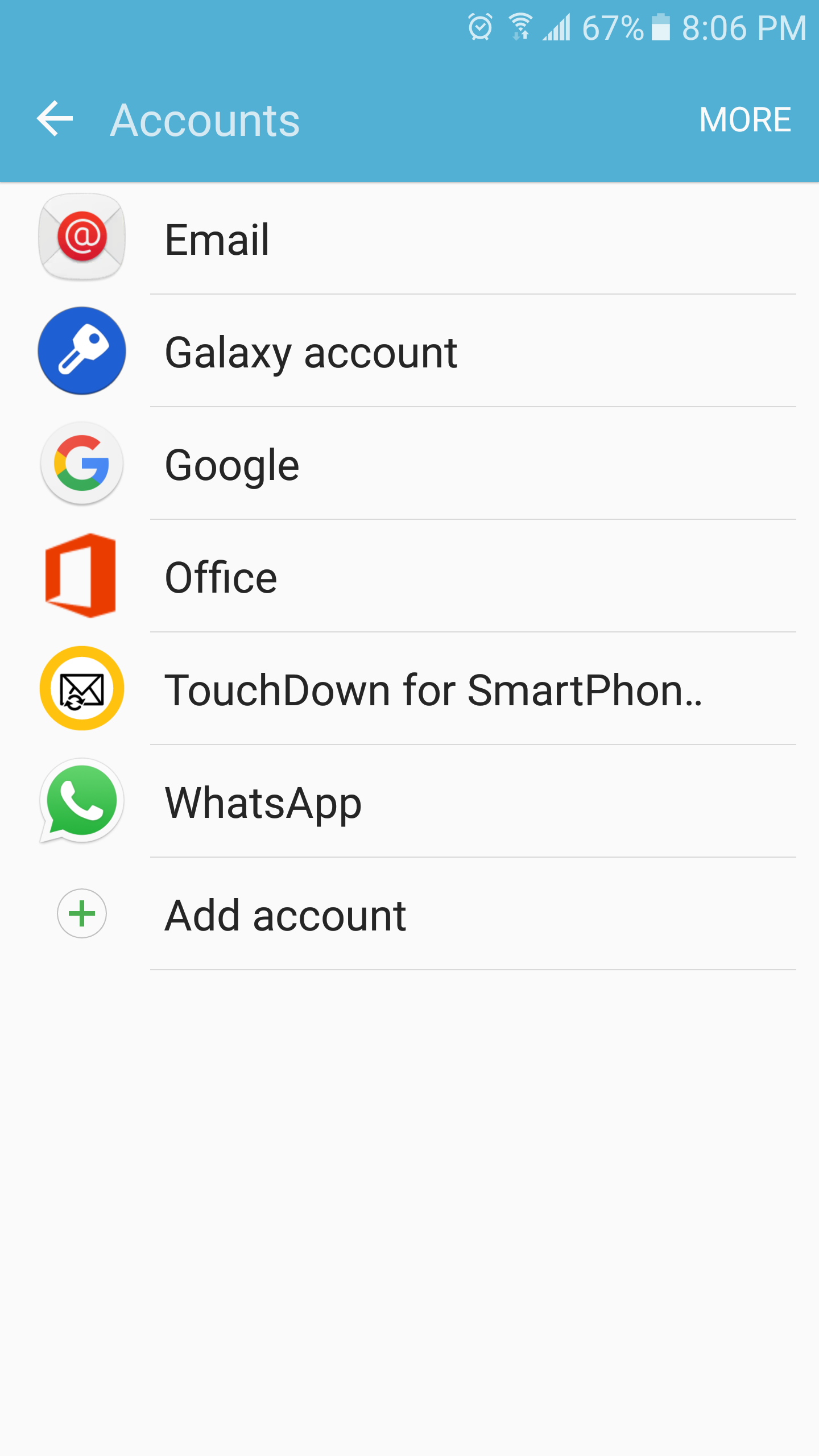 How to configure Activesync with an Android device Exchange 2016
